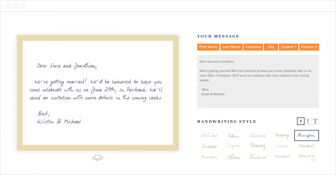 How to Send Handwritten Thank You Notes Online (Delivered by Mail!)