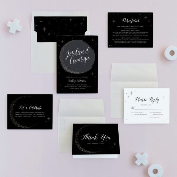 9 Best Places for Evening Wedding Invitations | Emmaline Bride®