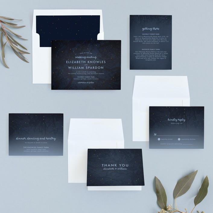 9 Best Places for Evening Wedding Invitations | Emmaline Bride®