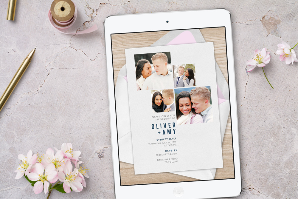 How To Send Beautiful Email Wedding Invitations (with RSVPs!)