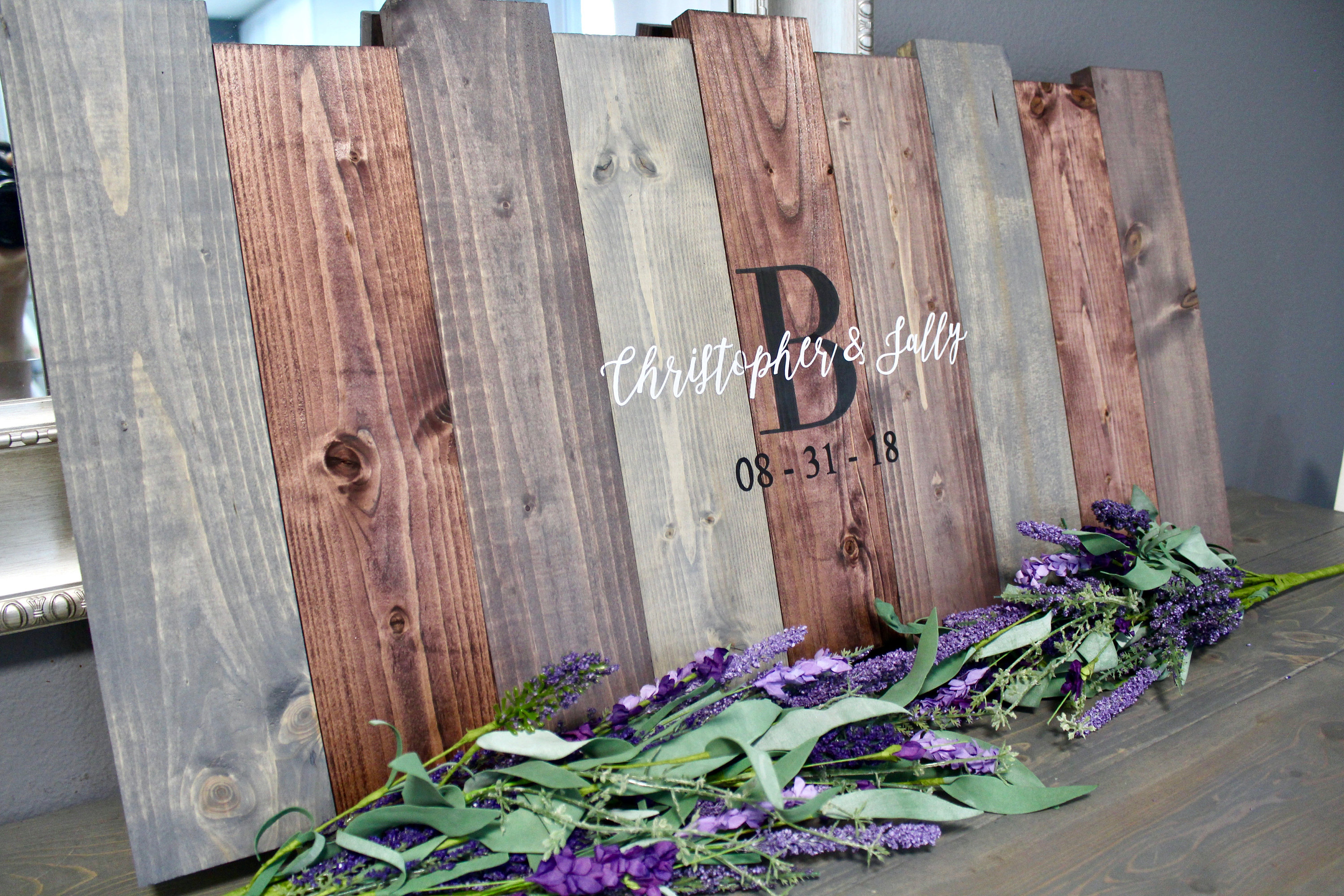 Pallet Guest Book for Rustic Wedding | Emmaline Bride®