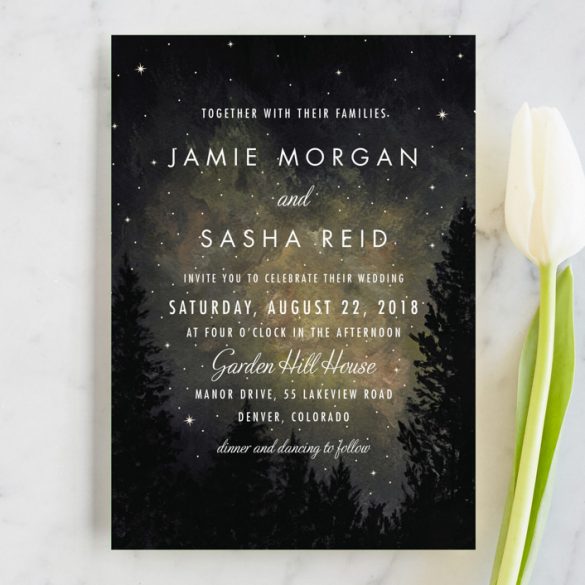 9 Best Places for Evening Wedding Invitations | Emmaline Bride®