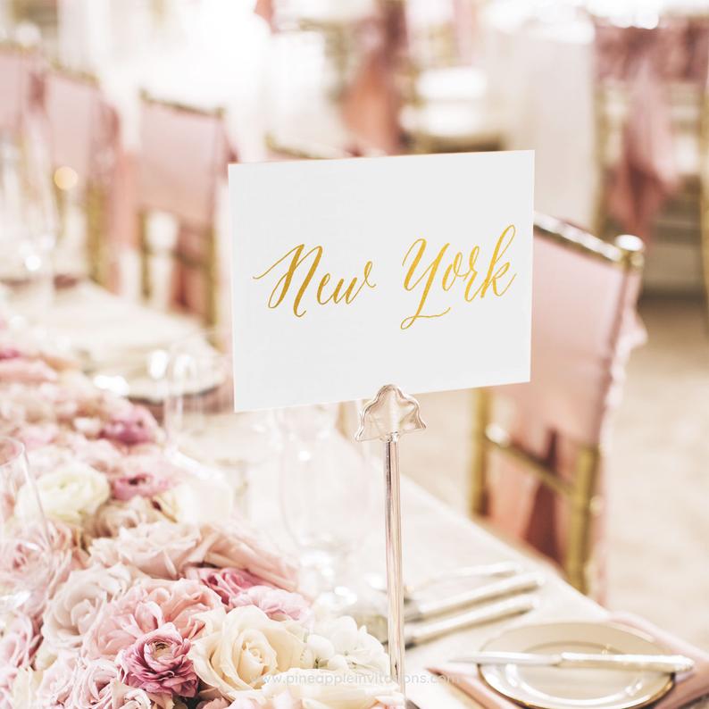 Wedding Table Names: 75+ Creative Ideas | Emmaline Bride®