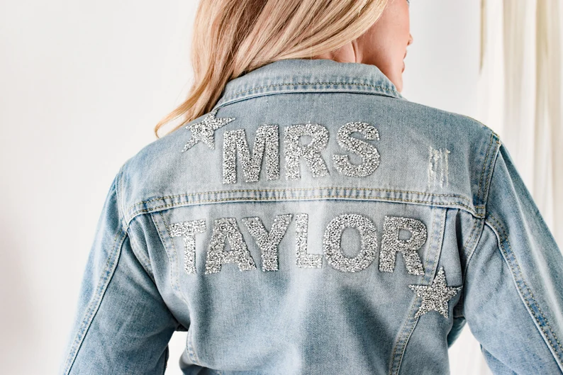 The Best Wedding Denim Jackets: Mrs, Wifey, Bride, Pearls, More!
