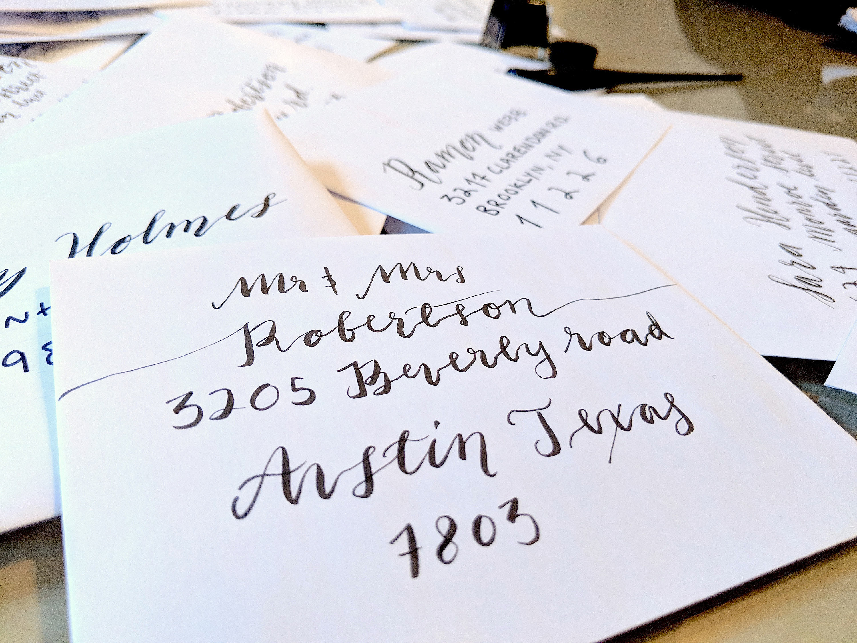 Calligraphy Envelopes for Wedding Invitations? Ask Emmaline - Weddings