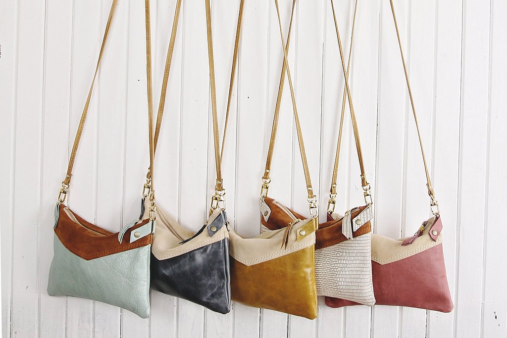 Where to Buy Handmade Leather Bags, Clutches + Makeup Bags