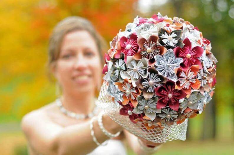 What To Carry Down the Aisle Instead of Flowers: Bride + Bridesmaids