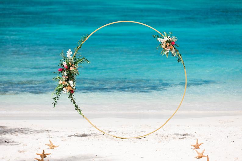 Where to Buy Round Wedding Arch? - Ceremony Decor | Emmaline Bride