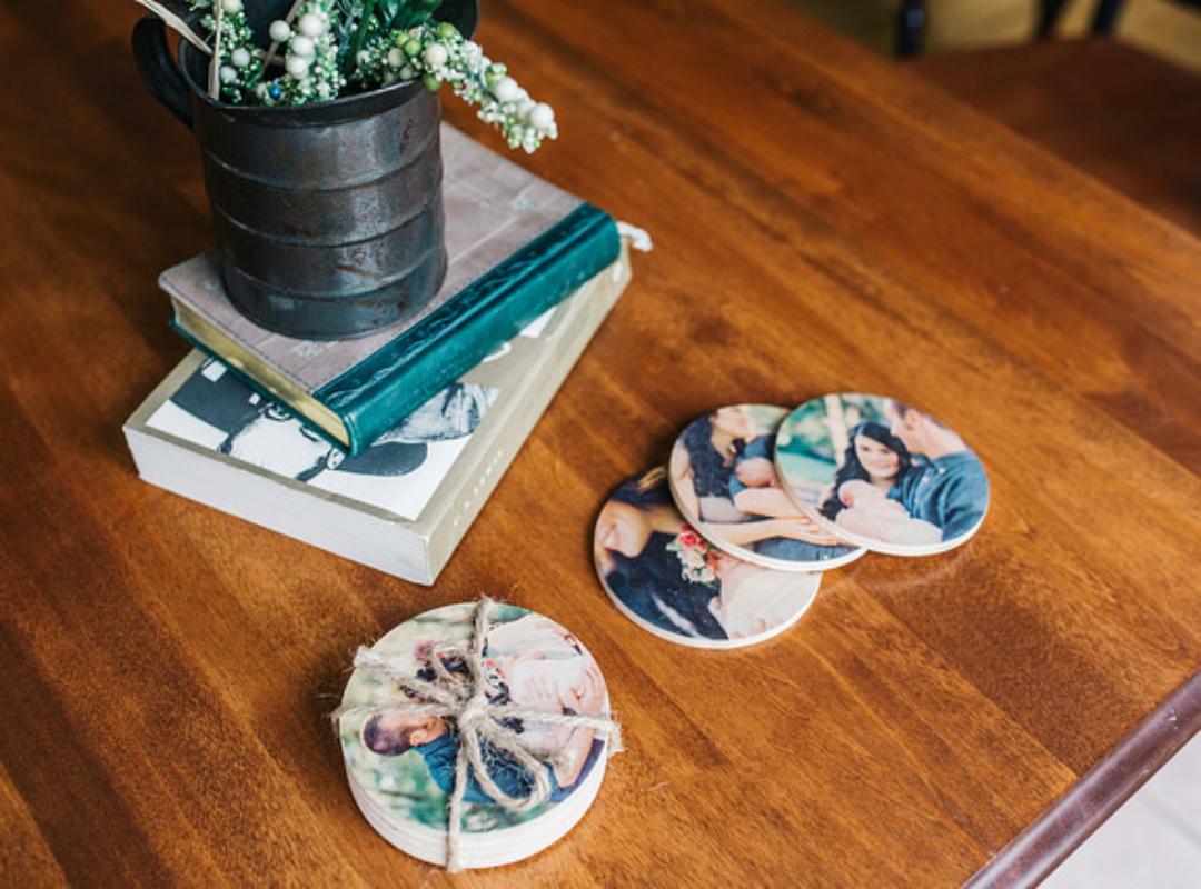 How to Make Coaster Favors for Weddings + Gifts