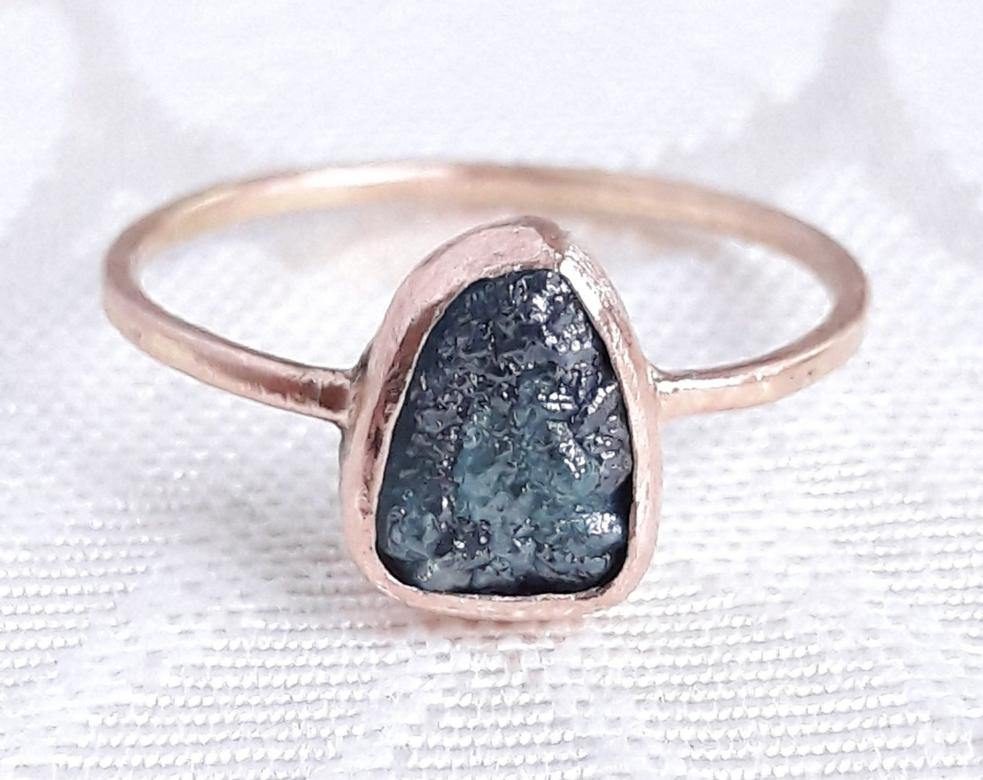 10 Coolest Rough Diamond Engagement Rings with Raw, Rustic Looks