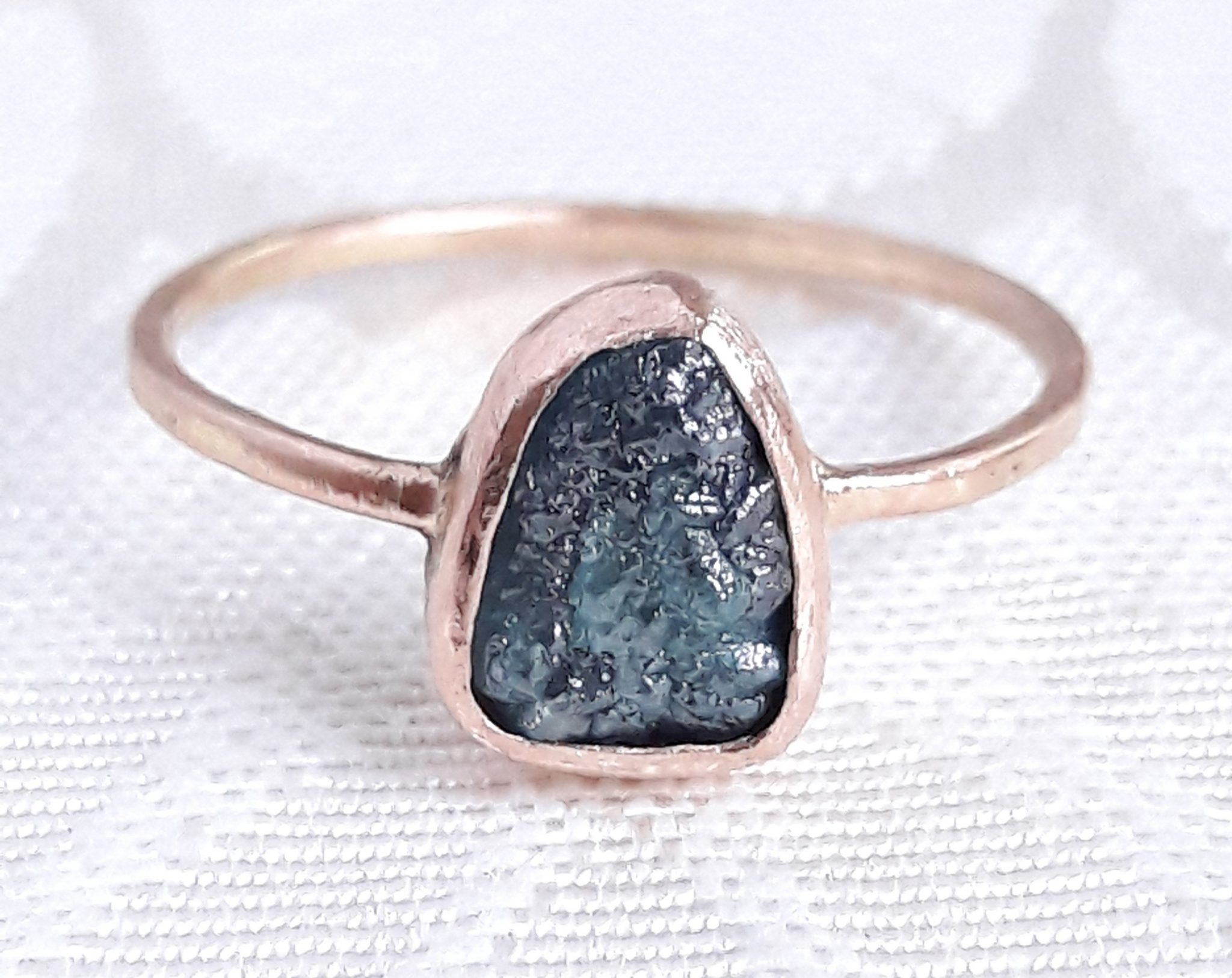 10 Coolest Rough Diamond Engagement Rings with Raw, Rustic Looks