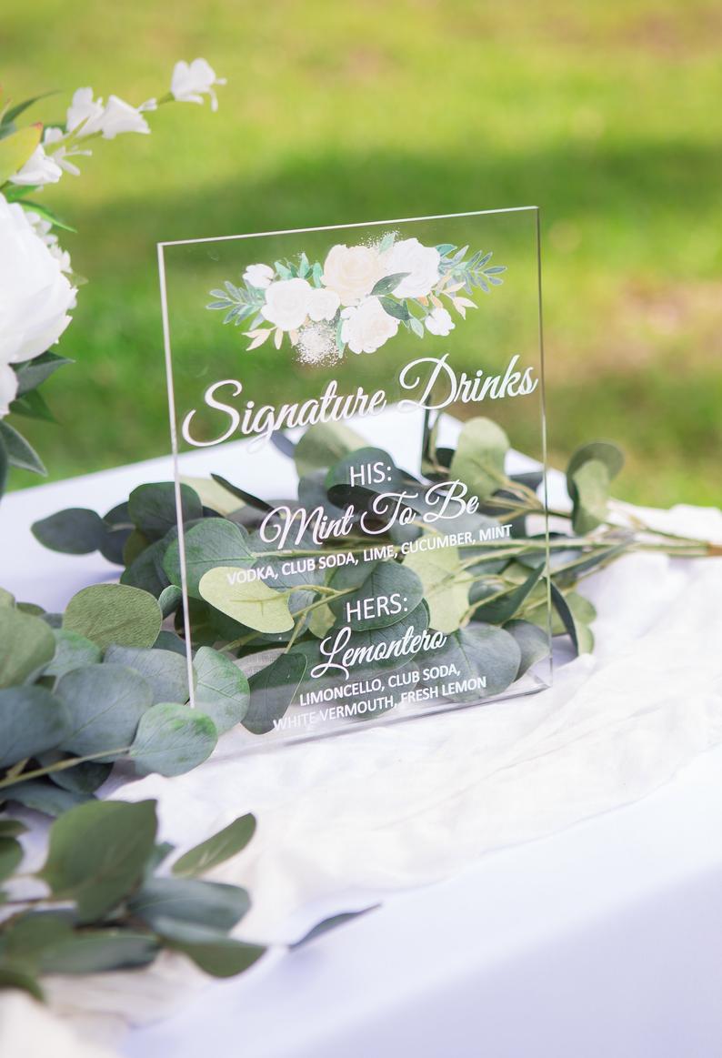 How to Make Your Own DIY Acrylic Signs for Weddings
