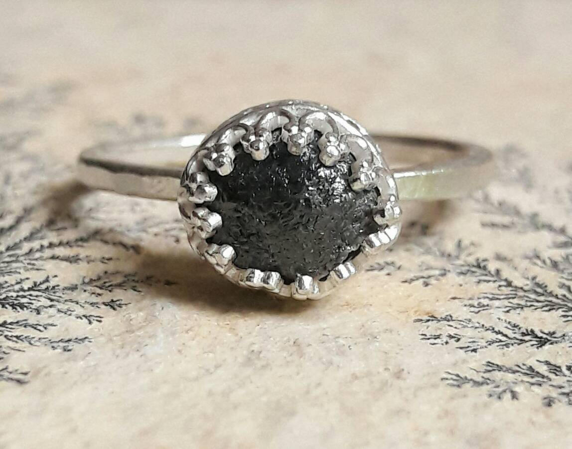 10 Coolest Rough Diamond Engagement Rings with Raw, Rustic Looks