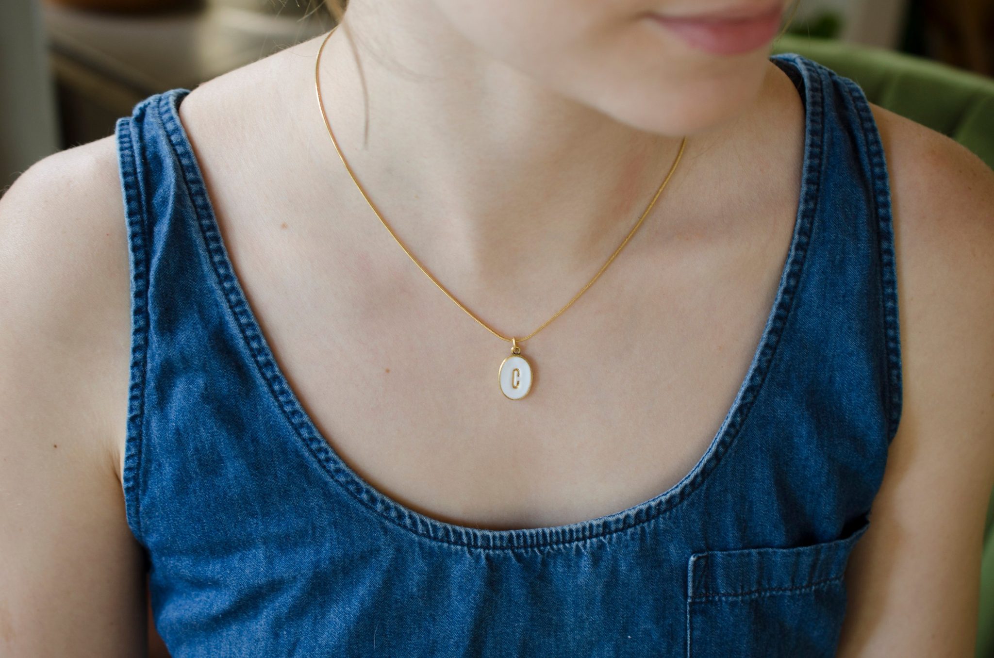 Colorful Initial Necklace - Bridesmaid Gifts | Emmaline Bride