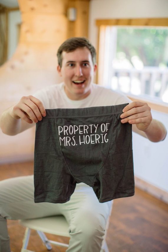 Groom Underwear: Fun Personalized Boxers for the Groom from the Bride