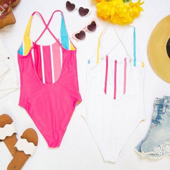 Bride + Babe Bachelorette Party Swimsuits (REVERSIBLE!)