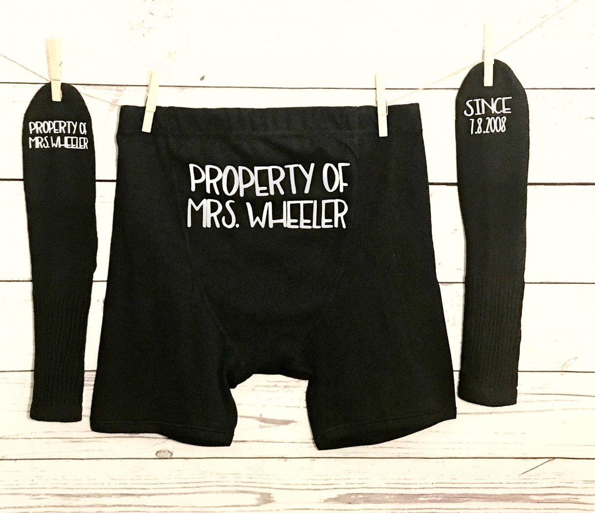 Groom Underwear: Fun Personalized Boxers for the Groom from the Bride