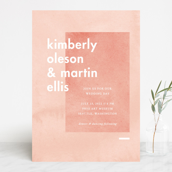 20 Modern Wedding Invites for Cool, Fun-Loving Couples | Emmaline Bride