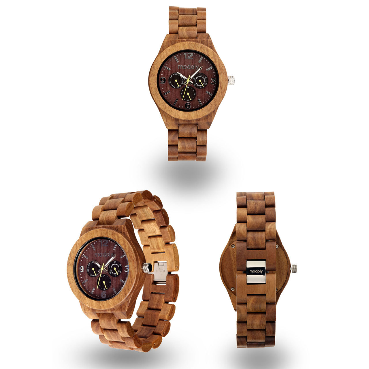 Personalized Wooden Watches for Men | Emmaline Bride