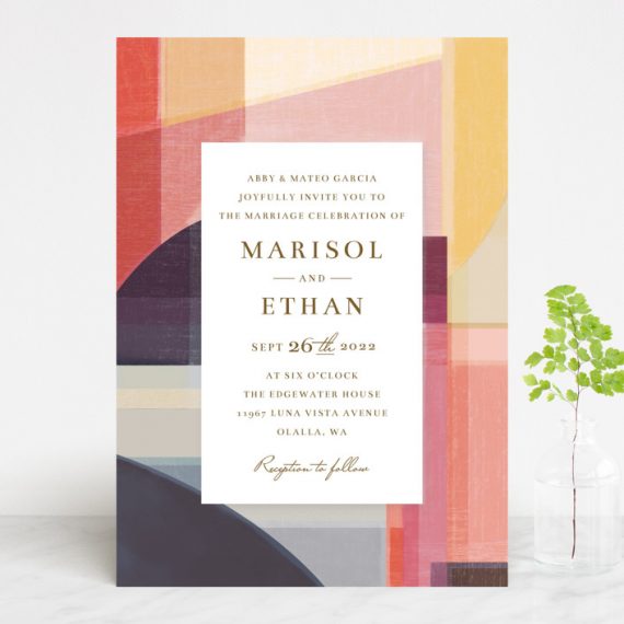 20 Modern Wedding Invites for Cool, Fun-Loving Couples | Emmaline Bride