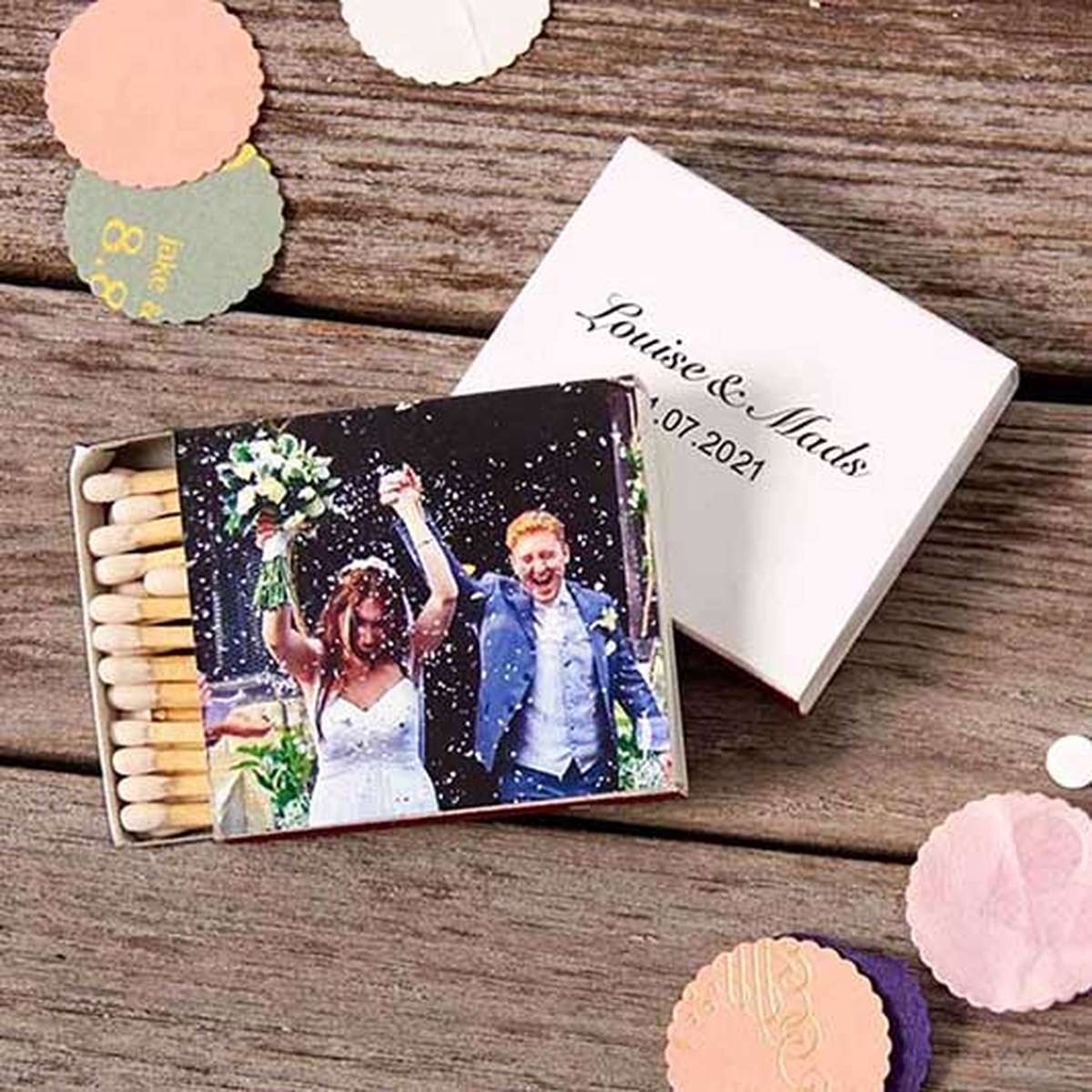 Where to Buy Custom Wedding Matchbooks | Emmaline Bride Wedding Blog