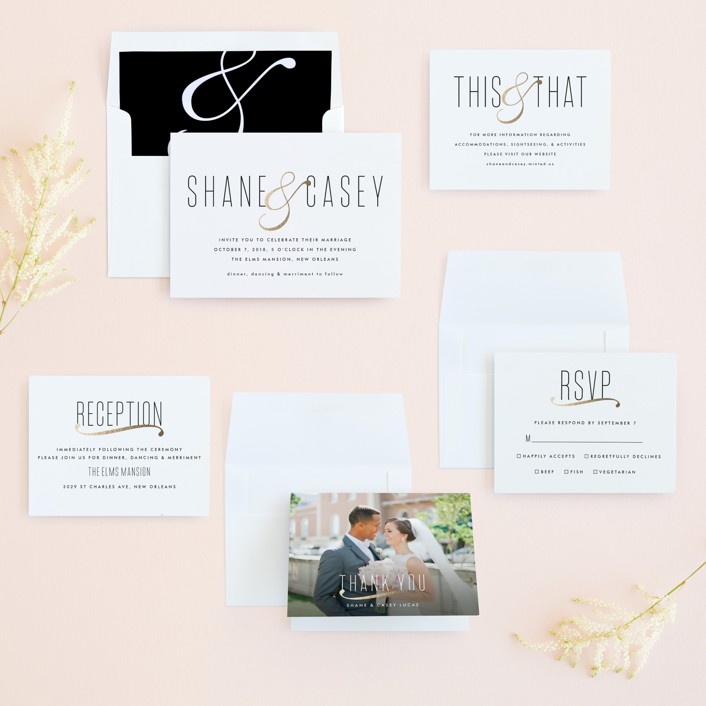 20 Modern Wedding Invites for Cool, Fun-Loving Couples | Emmaline Bride