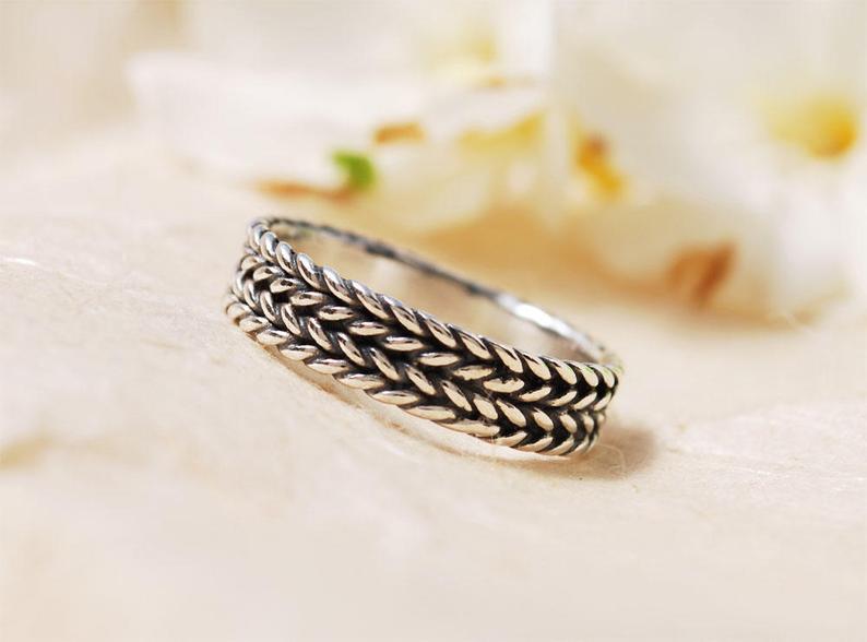 Braided Wedding Bands: Non Traditional Wedding Rings | Emmaline Bride