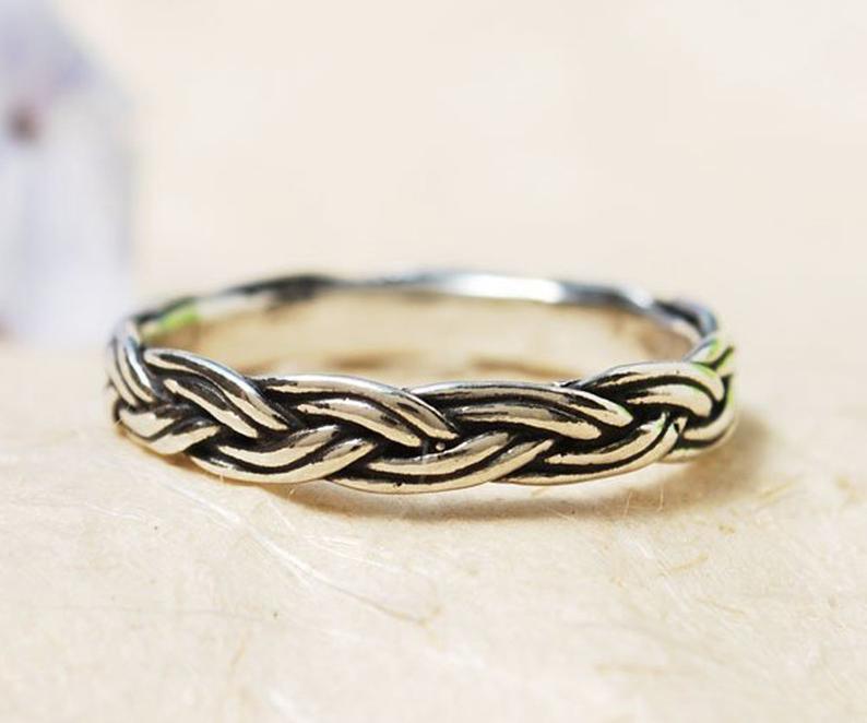 Braided Wedding Bands: Non Traditional Wedding Rings | Emmaline Bride