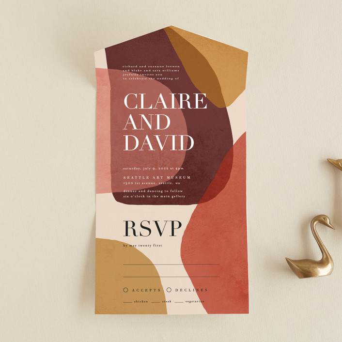 Wedding Invitations That Include RSVP Cards | Emmaline Bride