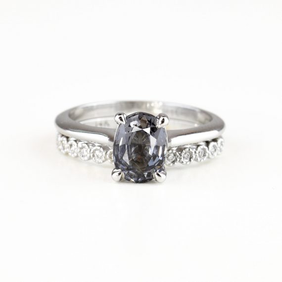 Top 10 Most Beautiful Grey Engagement Ring Styles | Emmaline Bride®