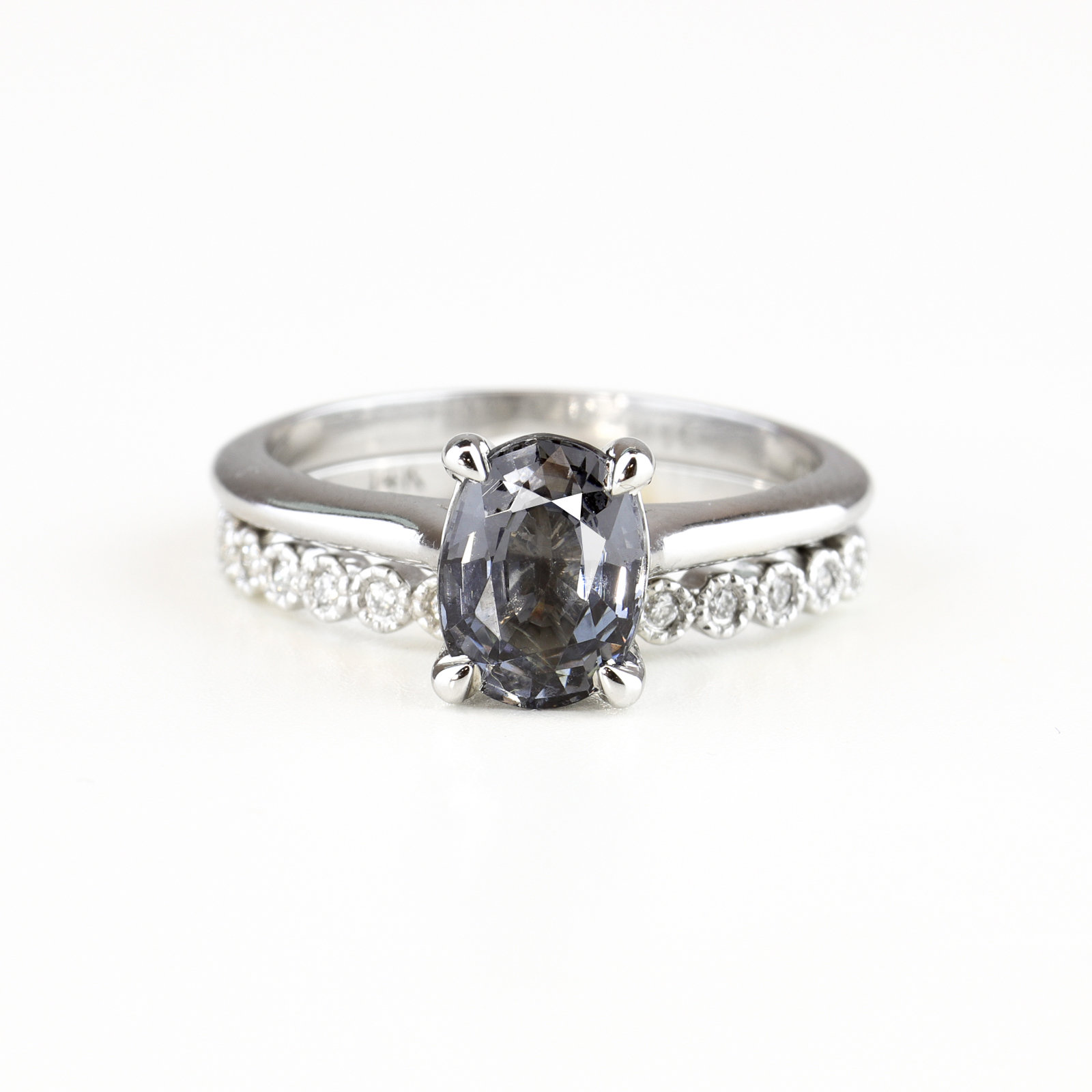 Top 10 Most Beautiful Grey Engagement Ring Styles | Emmaline Bride®
