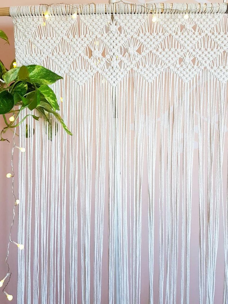 The Best Macrame Backdrops for Wedding Ceremony + Reception