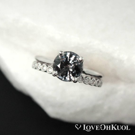 Top 10 Most Beautiful Grey Engagement Ring Styles | Emmaline Bride®