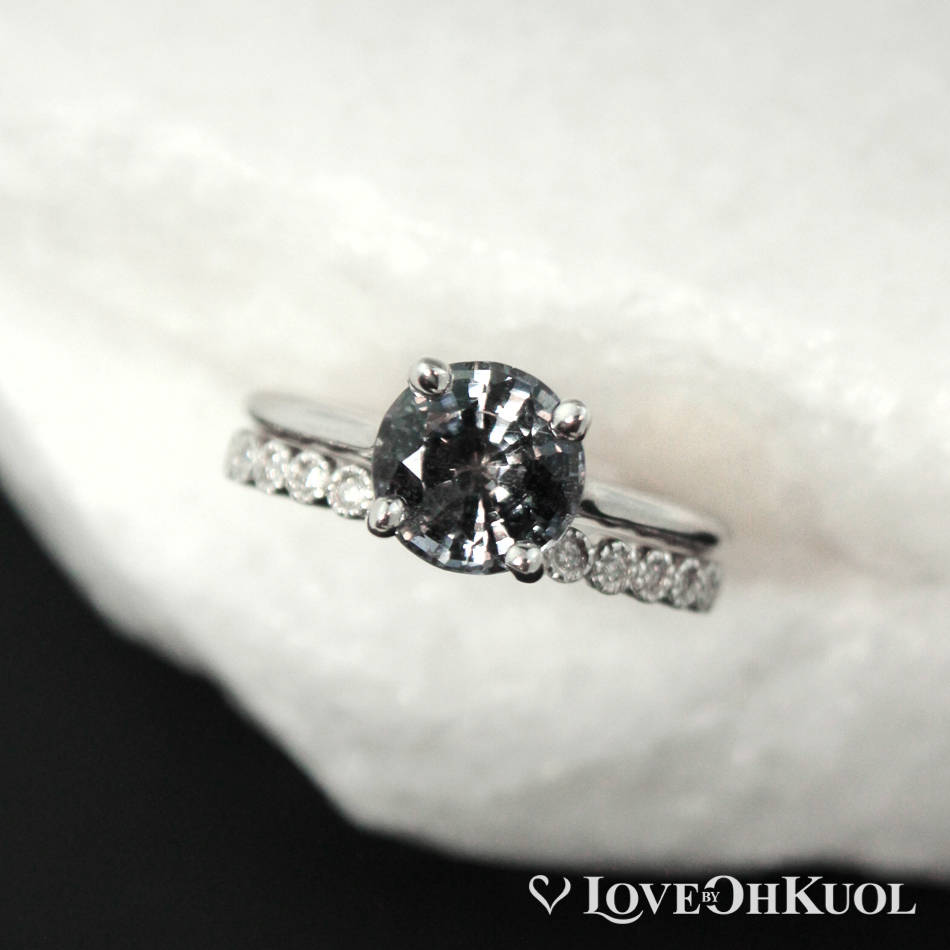 Top 10 Most Beautiful Grey Engagement Ring Styles | Emmaline Bride®