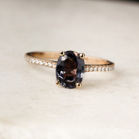 Top 10 Most Beautiful Grey Engagement Ring Styles | Emmaline Bride®