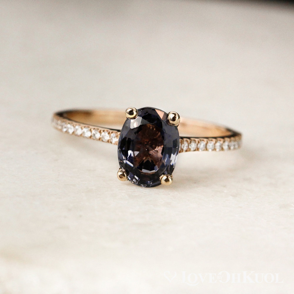 Top 10 Most Beautiful Grey Engagement Ring Styles | Emmaline Bride®