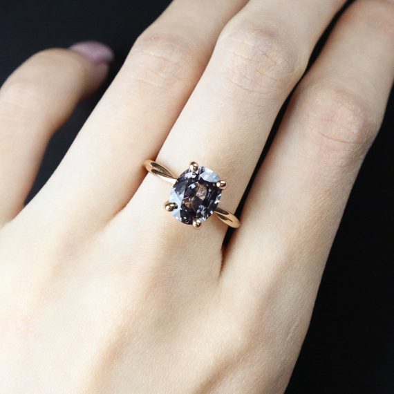 Top 10 Most Beautiful Grey Engagement Ring Styles | Emmaline Bride®