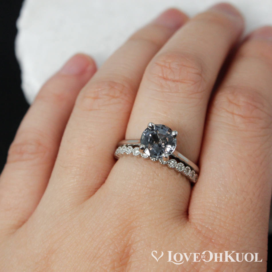 Top 10 Most Beautiful Grey Engagement Ring Styles | Emmaline Bride®