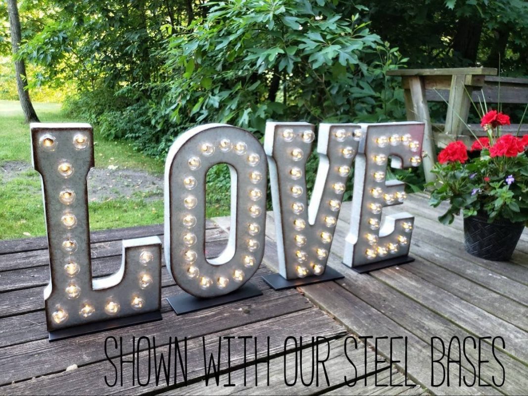 Love Marquee Letters: Where to Buy Large Light Up Letters for Weddings