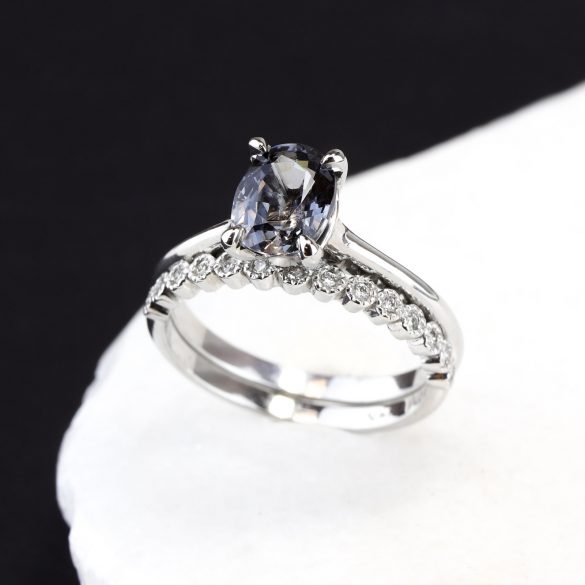 Top 10 Most Beautiful Grey Engagement Ring Styles | Emmaline Bride®