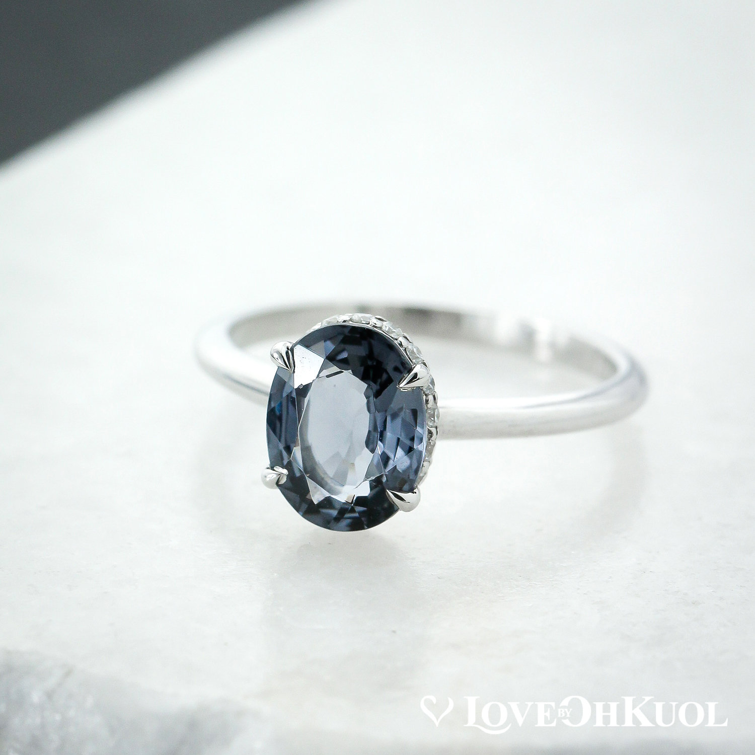 Top 10 Most Beautiful Grey Engagement Ring Styles | Emmaline Bride®