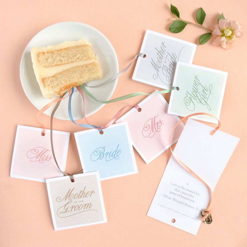 Cake Pull Charms: A Fun Tradition for Wedding Showers | Emmaline Bride