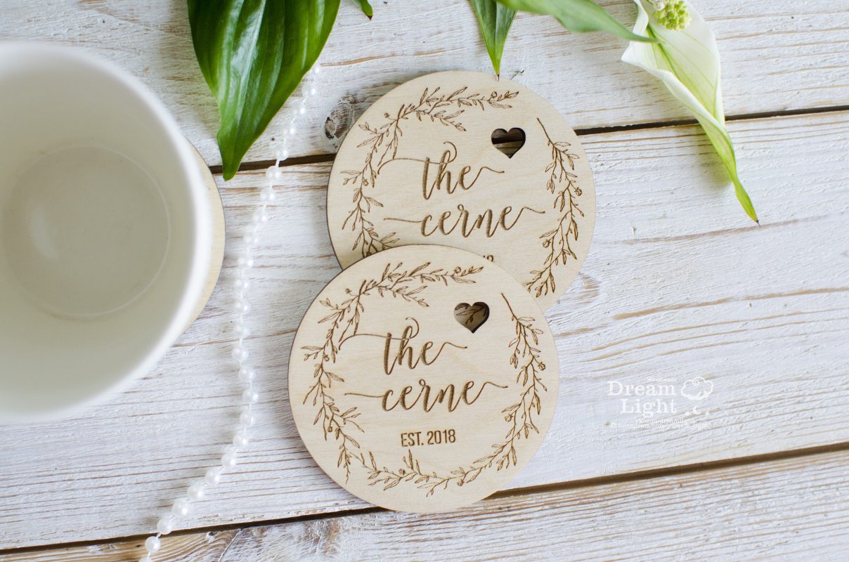 Custom Coasters: These Cute Coasters Make Amazing Wedding Favors