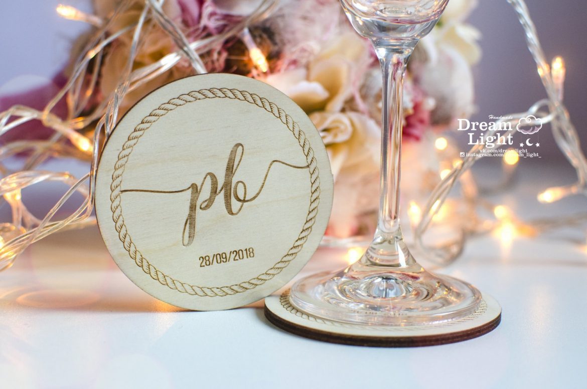 Custom Coasters: These Cute Coasters Make Amazing Wedding Favors