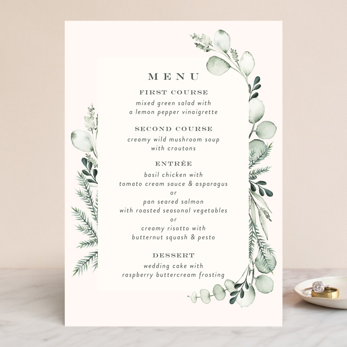 Wedding Menus: 1 Per Person or 1 Per Table? -- Ask Emmaline | Emmaline ...