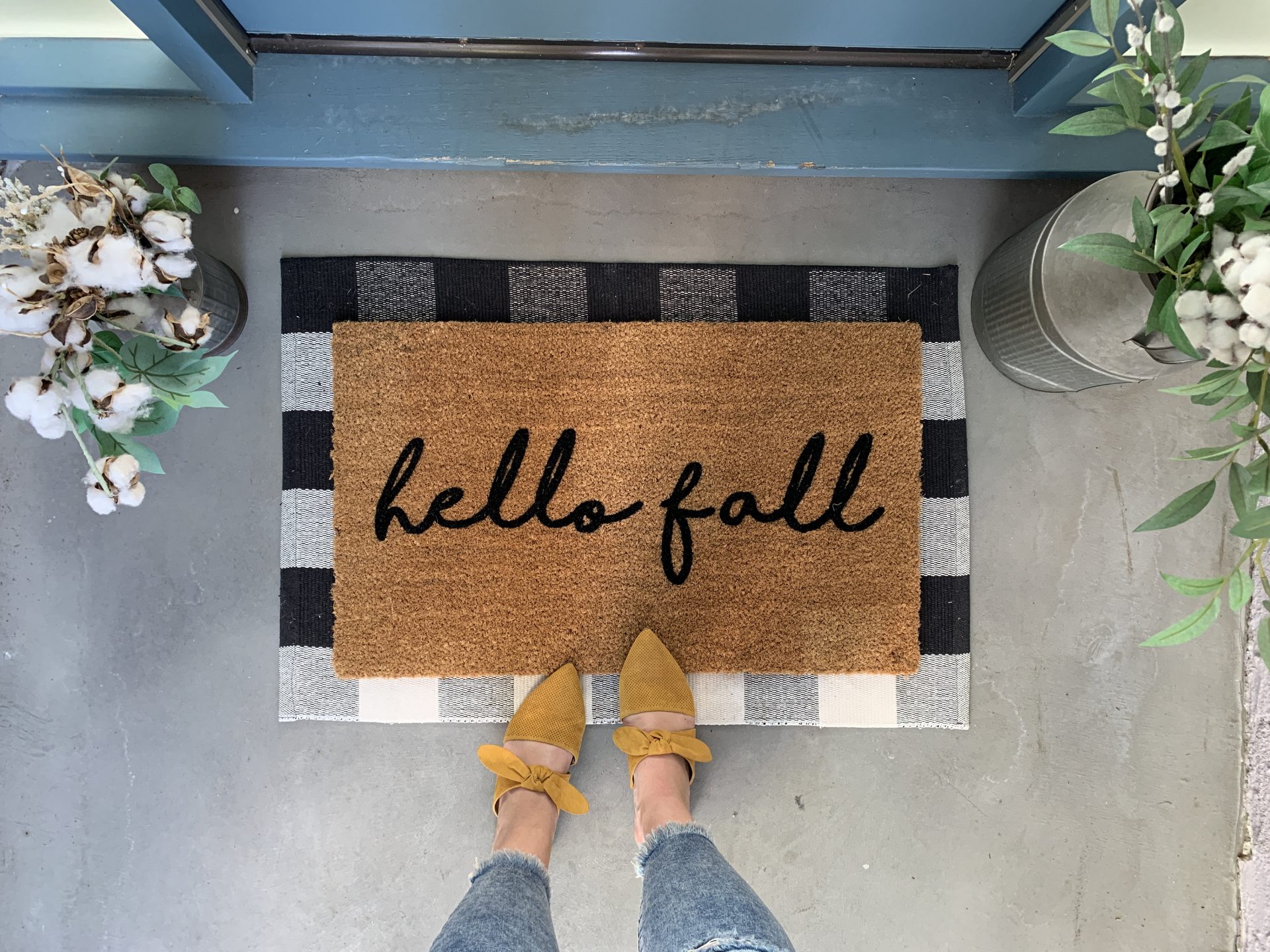 36 Best Fall Doormats on Etsy This Season | Emmaline Bride