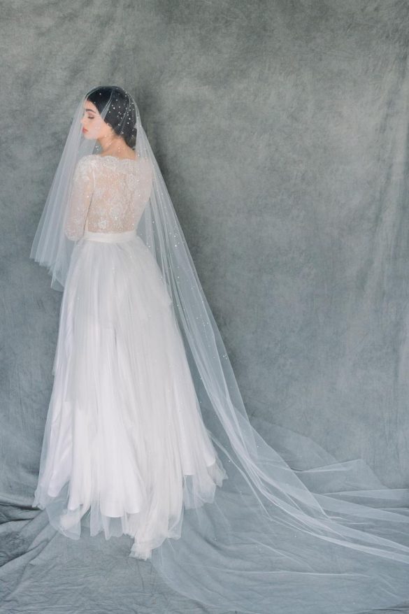 This is the Most Beautiful Crystal Wedding Veil We've Ever Seen