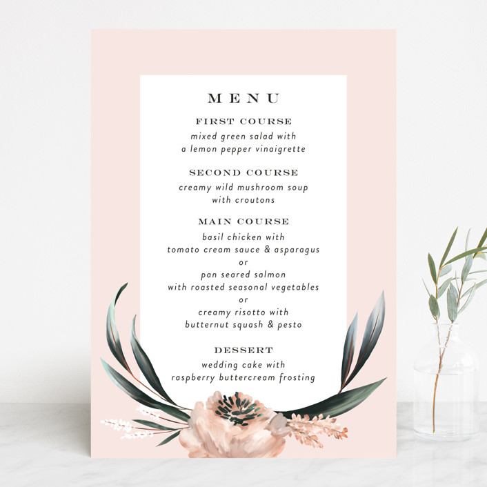 Wedding Menus: 1 Per Person or 1 Per Table? -- Ask Emmaline | Emmaline ...