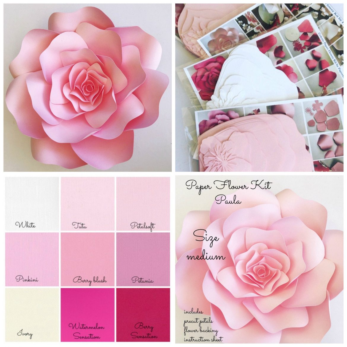 How to Make Paper Flowers: Easy DIY Templates | Emmaline Bride