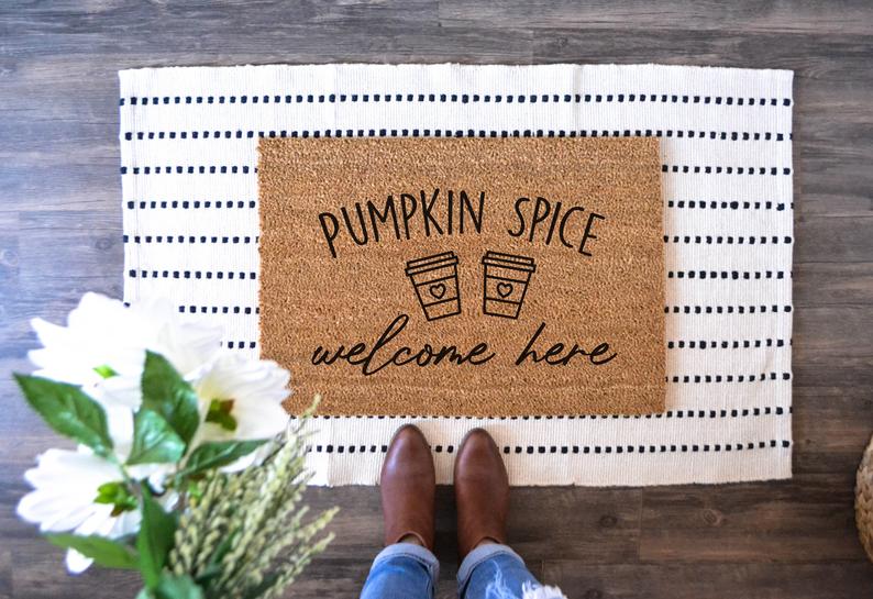 36 Best Fall Doormats on Etsy This Season | Emmaline Bride